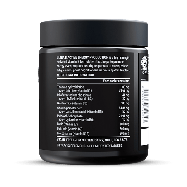 PILLAR PERFORMANCE ULTRA B ACTIVE 60 TABLETS | Sole Motive